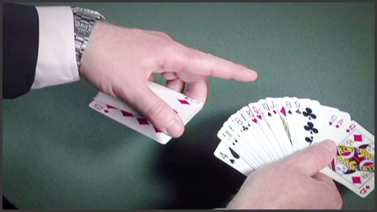 Bottom Glimpse 3 plus Fan Peak - Master Magic Tricks