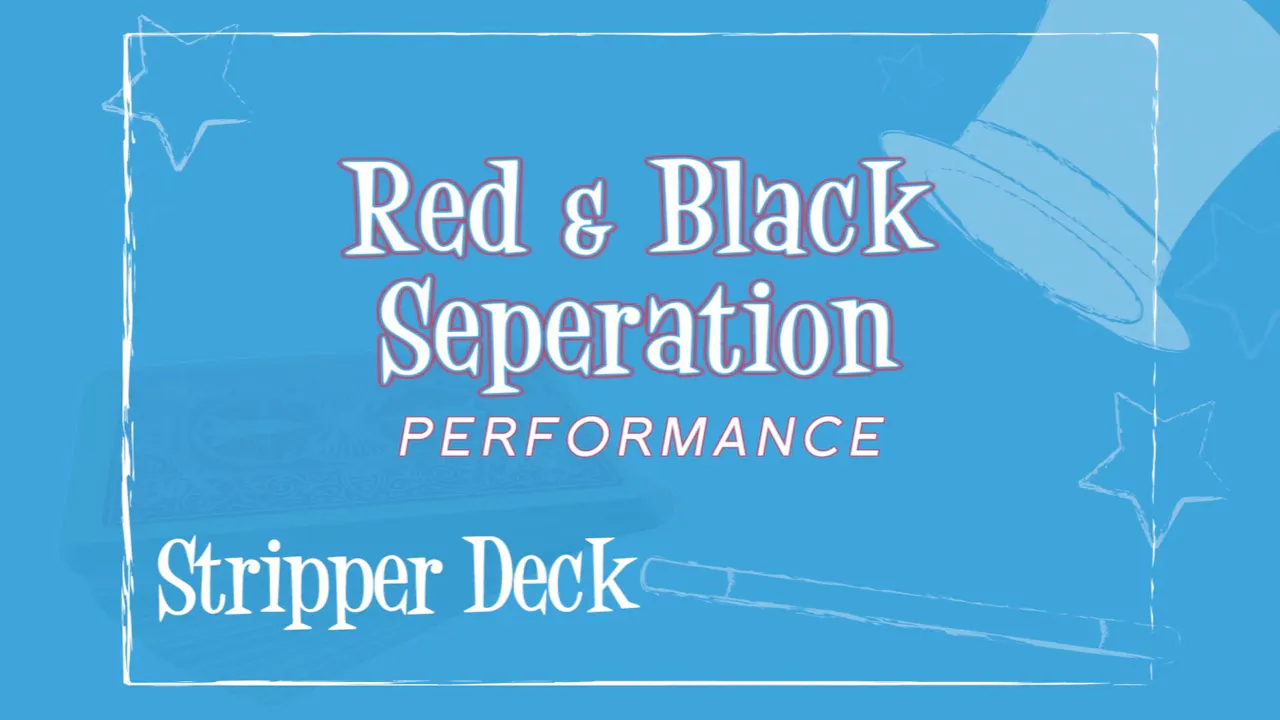 Red Black Separation - Master Magic Tricks