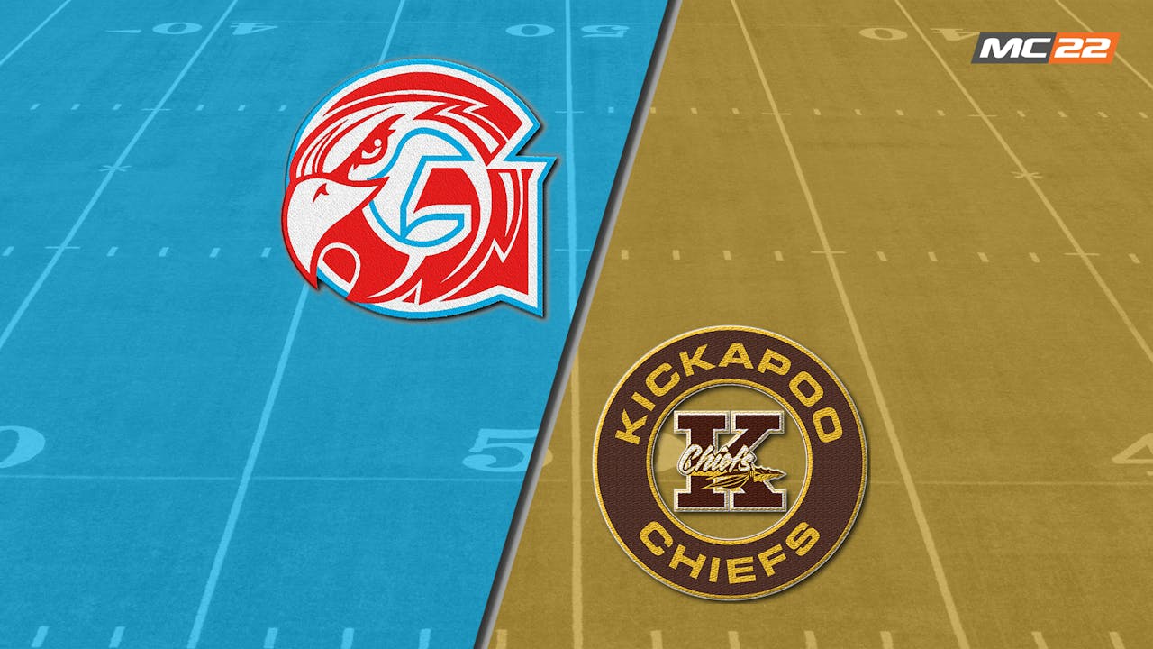 MO HSFB Glendale vs Kickapoo - High School Football - Mediacom MC22