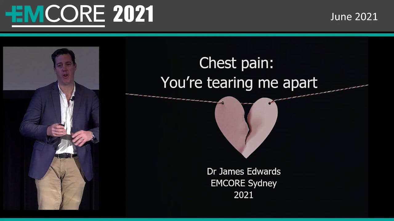 Aortic Dissection Dr James Edwards - armchairmedical.tv