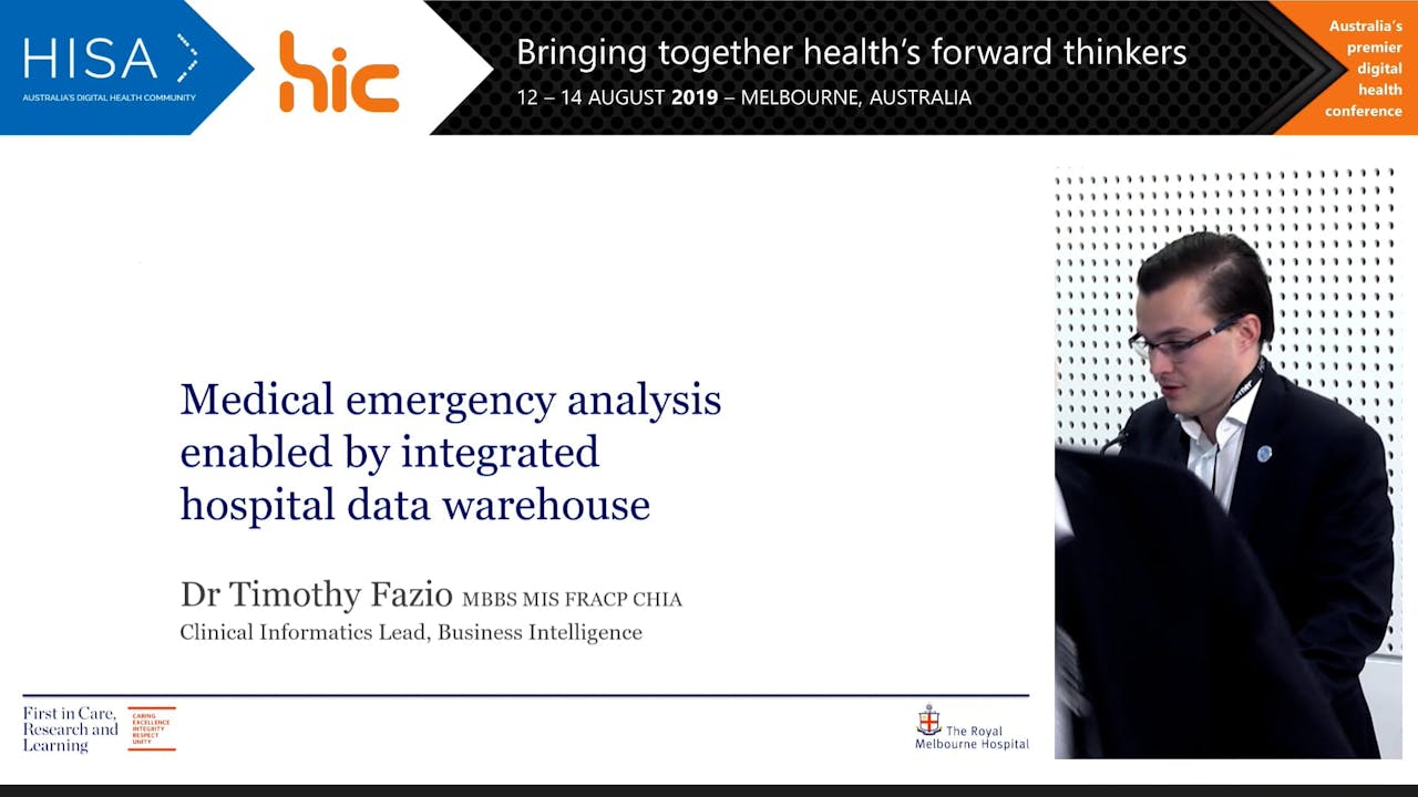 Medical emergency analysis enabled by integrated hospital data ...