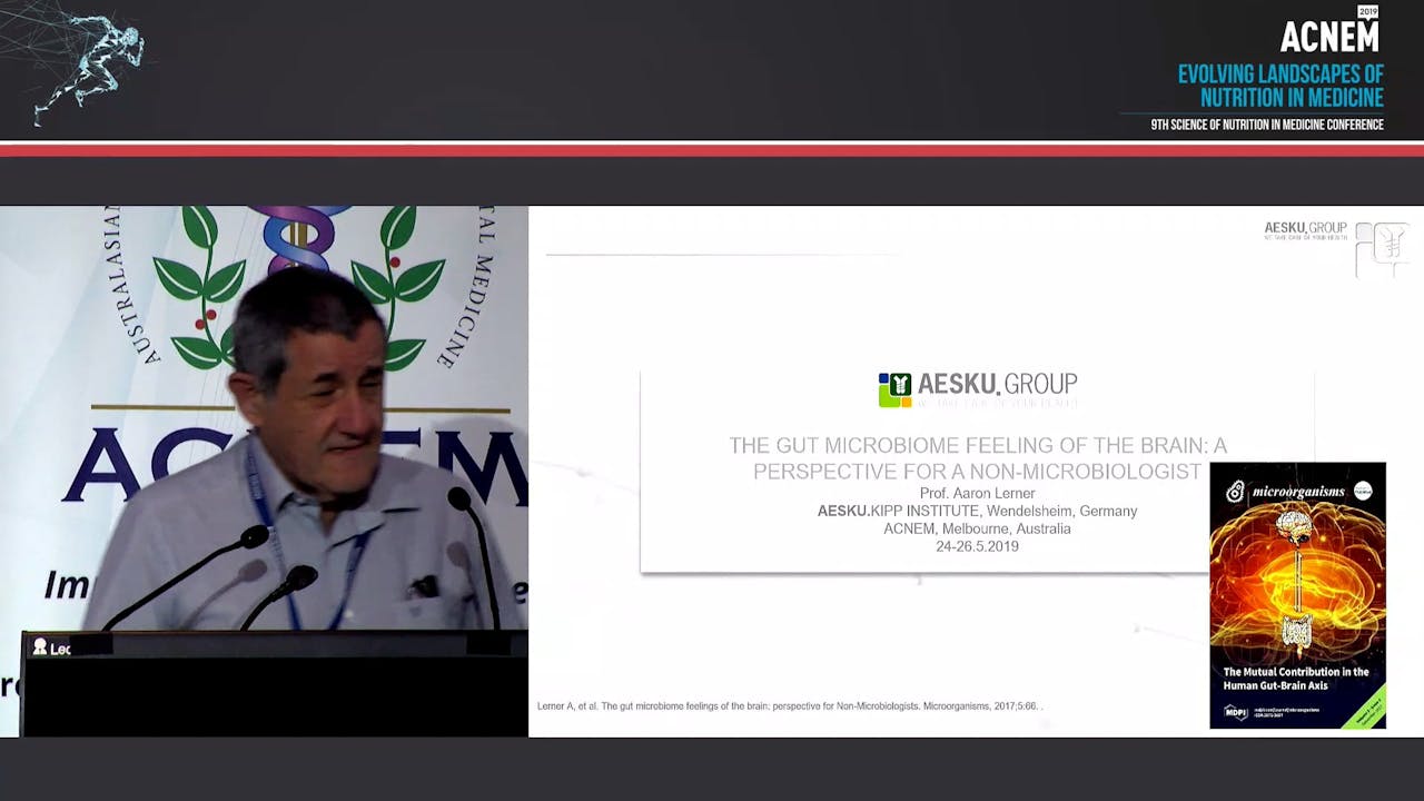 The Gut Microbiome Feelings of the Brain A Perspective for Non ...