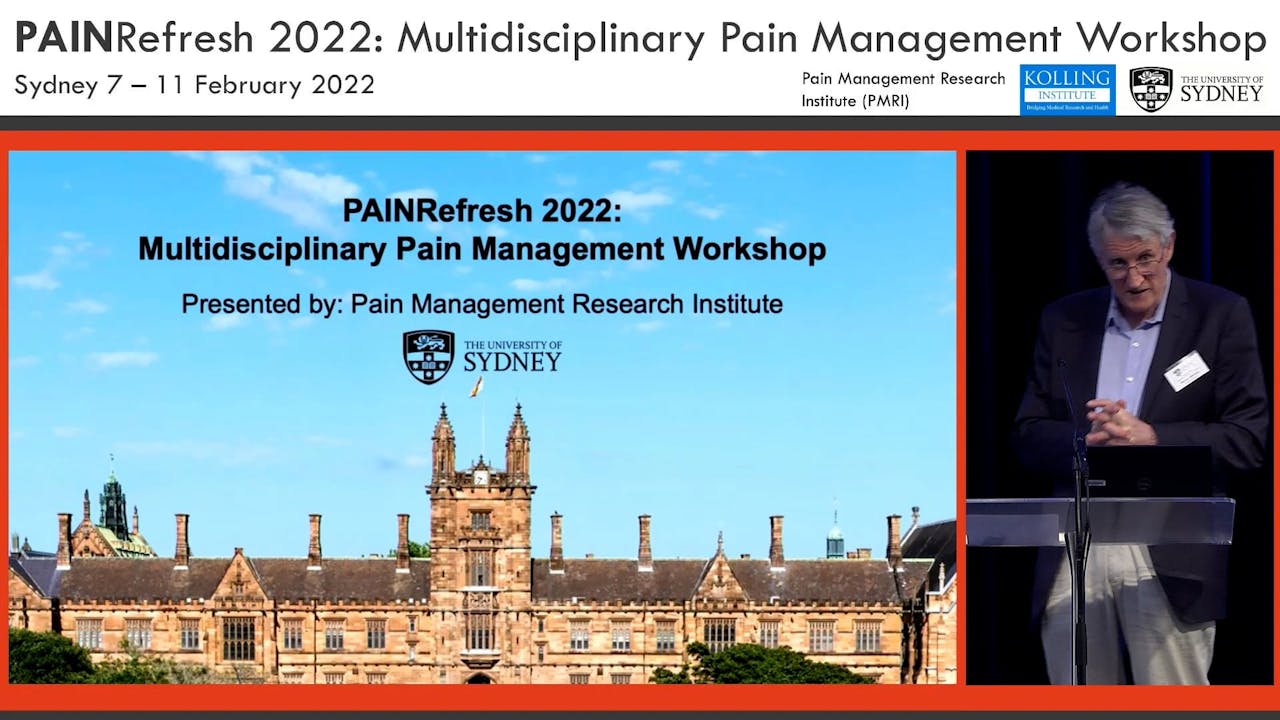 Monday - Global Burden of Disease - The Impact of Pain Prof. Fiona ...