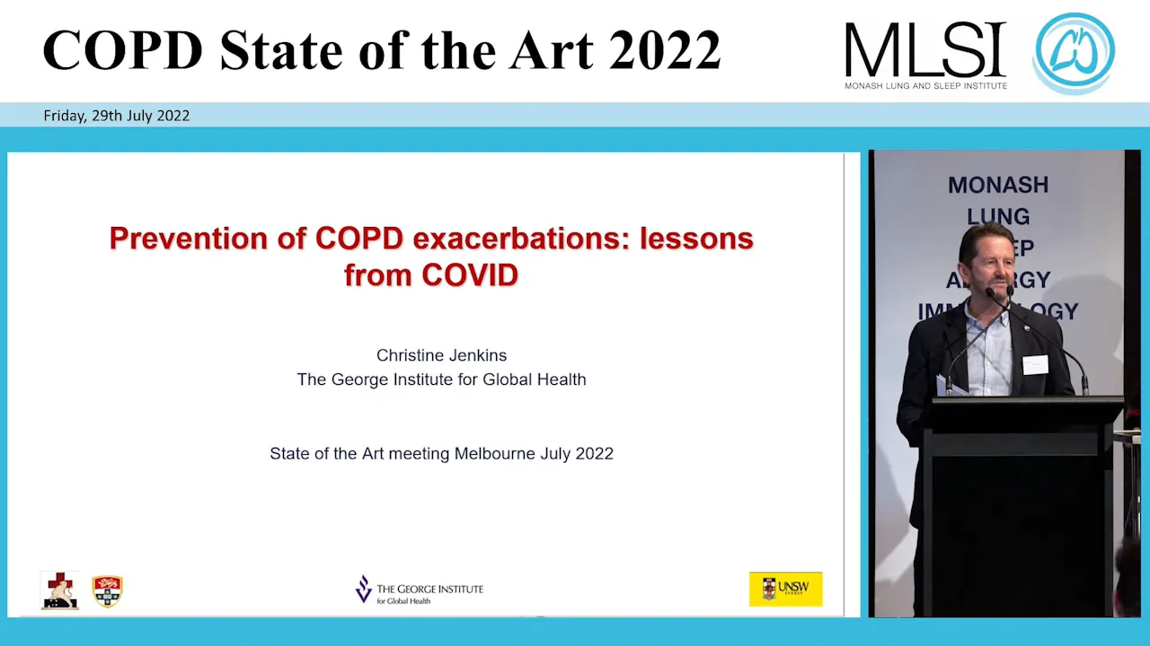Prevention of COPD exacerbations lessons from COVID Prof Christine ...
