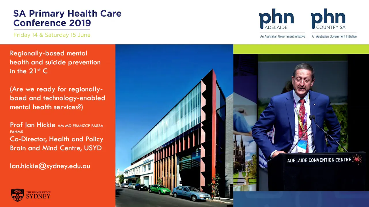 Regionally-based mental health and suicide prevention in the 21st ...
