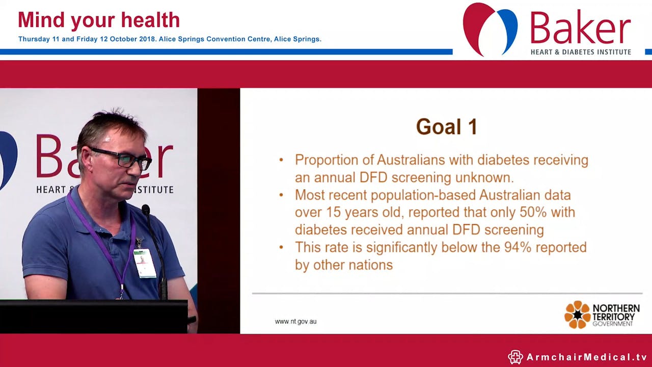 Diabetic Foot Australia Goals Steve Hancox - armchairmedical.tv
