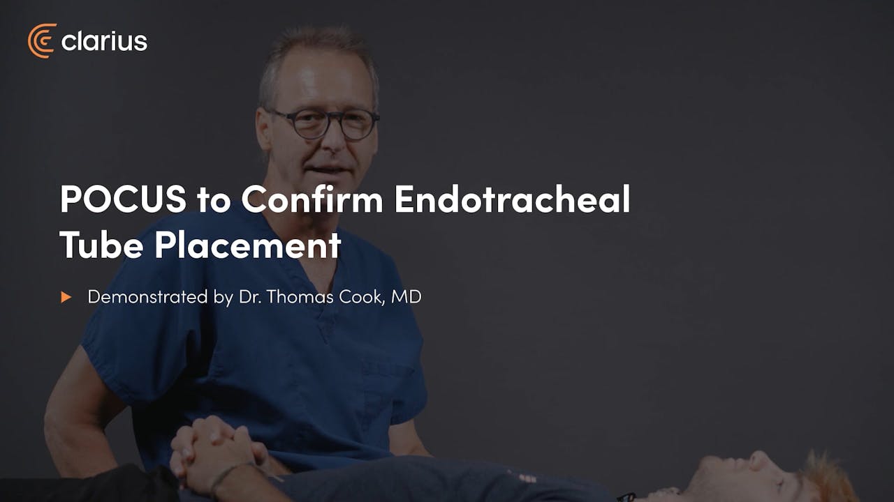 POCUS to Confirm Endotracheal Tube Placement - armchairmedical.tv