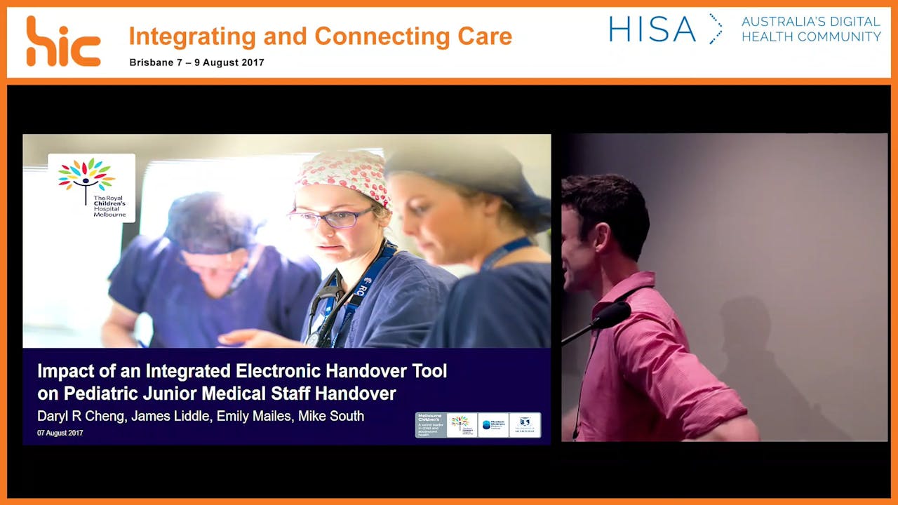 Impact of an integrated electronic handover tool on Paediatric Junior ...