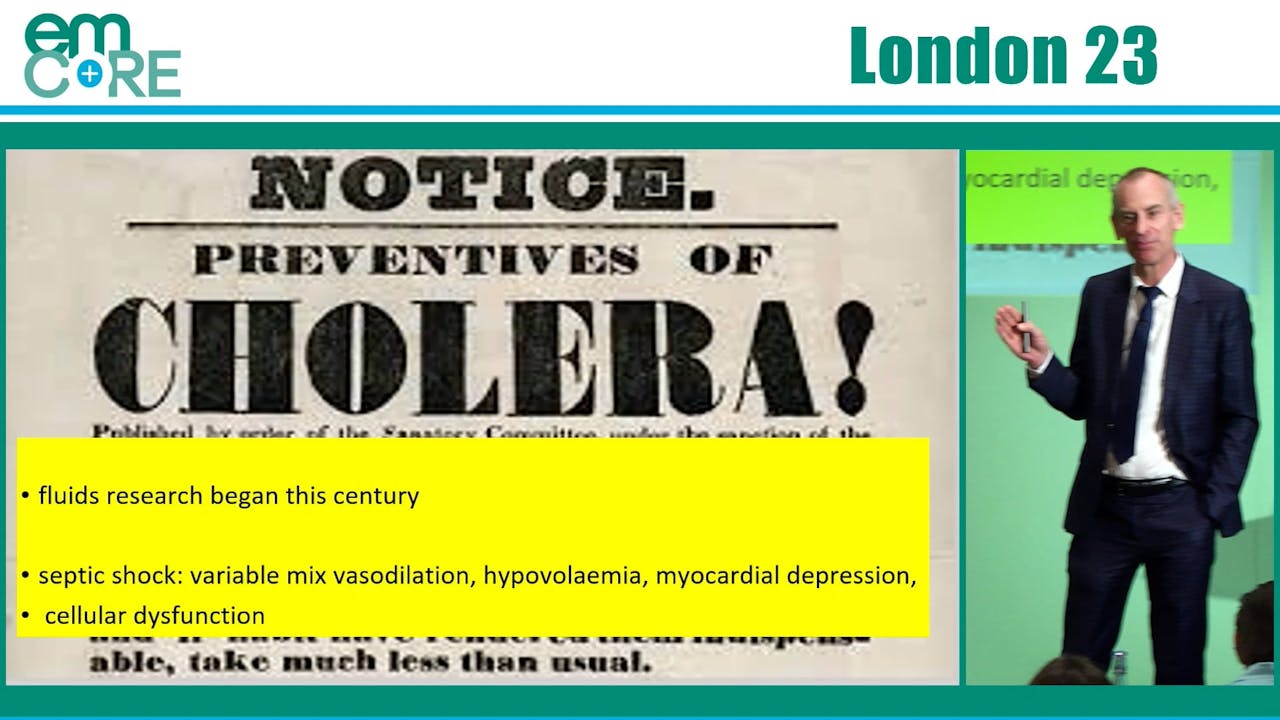 Fluid resuscitation ED Prof Tim Harris - armchairmedical.tv
