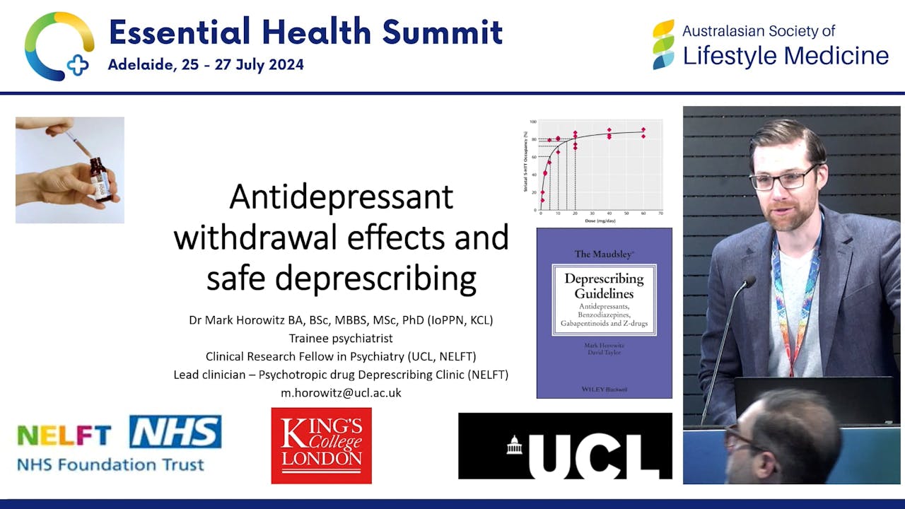 Antidepressant withdrawal Implementing The Maudsley Deprescribing ...