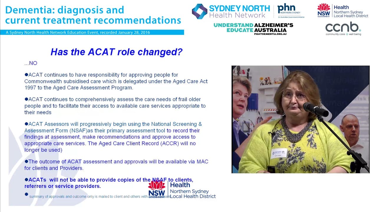 Overview of ACAT and the new referral process through My Aged Care ...