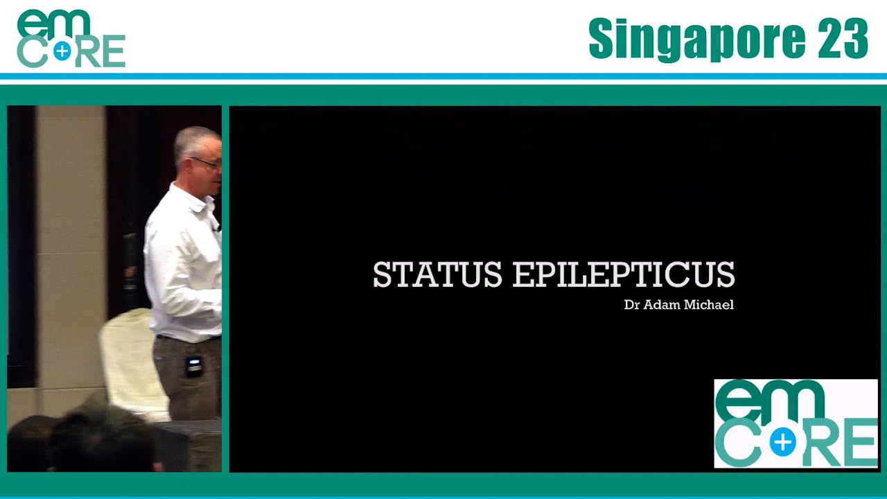 Status Epilepticus Dr Adam Michael - armchairmedical.tv