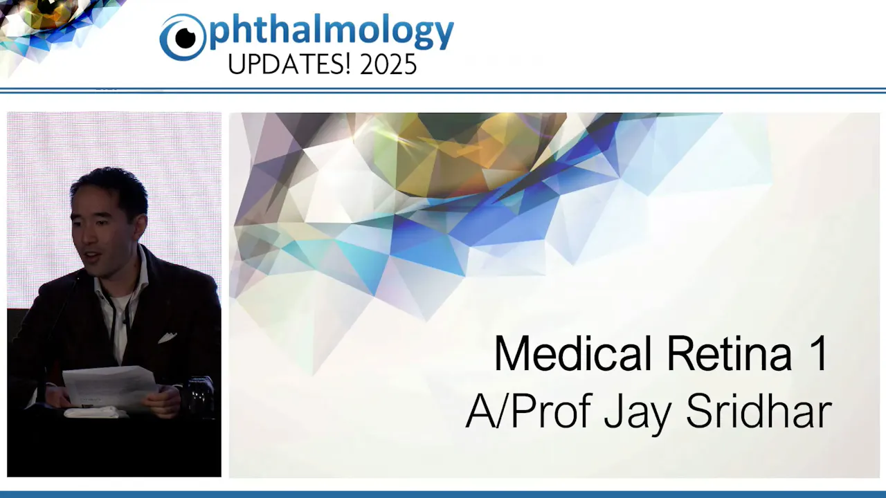 Diabetic Macular Oedema & Photobiomodulation for AMD Jay Sridhar ...