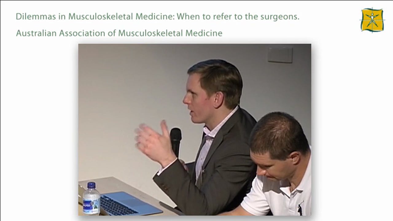 Lower Limb Case 2 Tom Baster - armchairmedical.tv