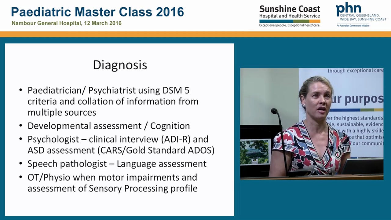 Autism Spectrum Disorder Dr Heidi Webster - armchairmedical.tv