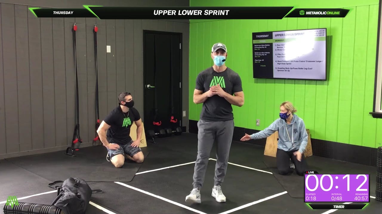UPPER LOWER SPRINT - Metabolic Online