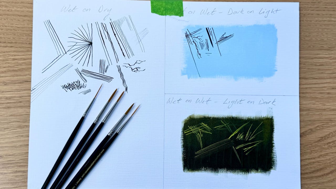 How To Paint Fine Lines - Michael James Smith Official Art School - MJS Tv