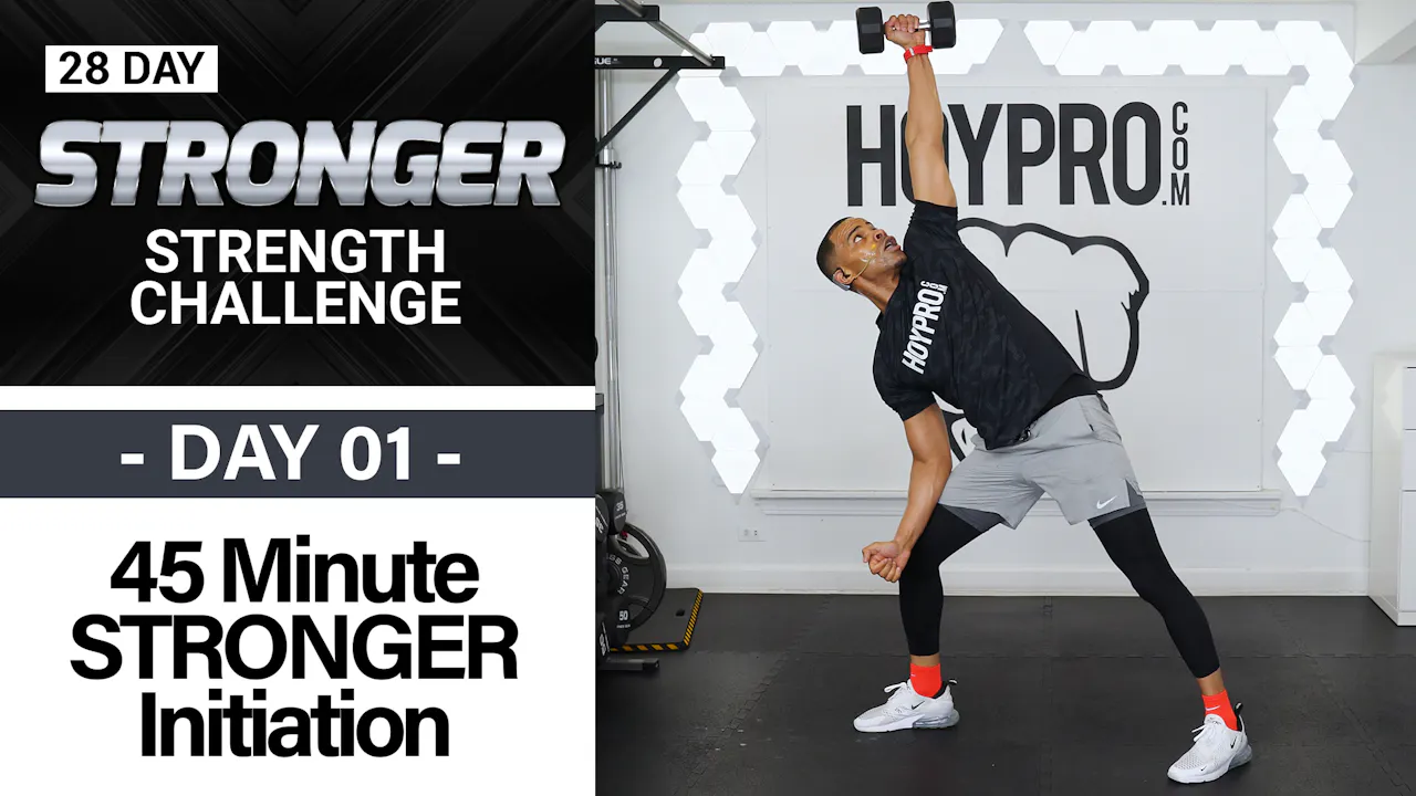 45 Minute STRONGER Total Body Strength Initiation - STRONGER #01 ...