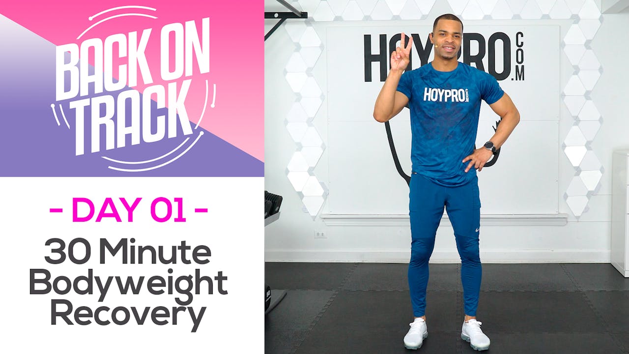 30 Minute Full Body Bodyweight Recovery - Back on Track #01 - 30-35 ...