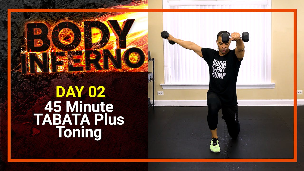 Inferno #02 - 45 Minute Tabata Plus Toning Workout - Full Body Inferno ...