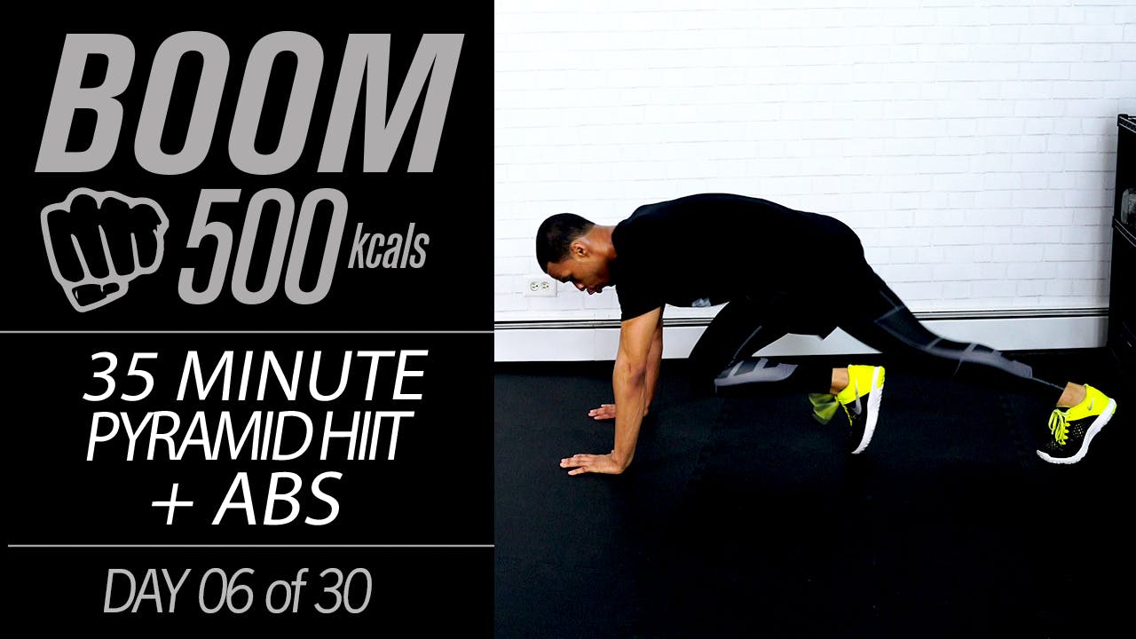 BOOM #06 - 35 Minute Pyramid HIIT Workout - Millionaire Hoy Pro