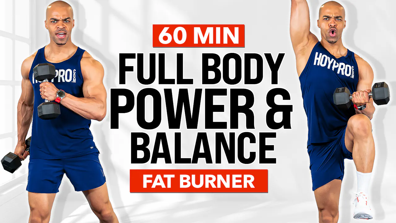 60 Minute Full Body Power & Balance METCON Workout - Millionaire Hoy Pro