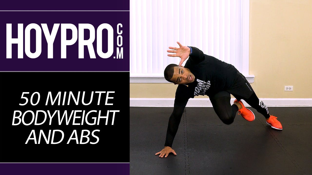 50 Minute Extreme Bodyweight Blitz + Abs Workout - No Equipment Workout ...