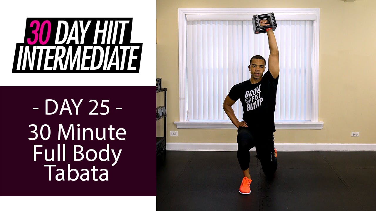 30 Minute Full Body Tabata Hybrid Workout - Intermediate #25 ...