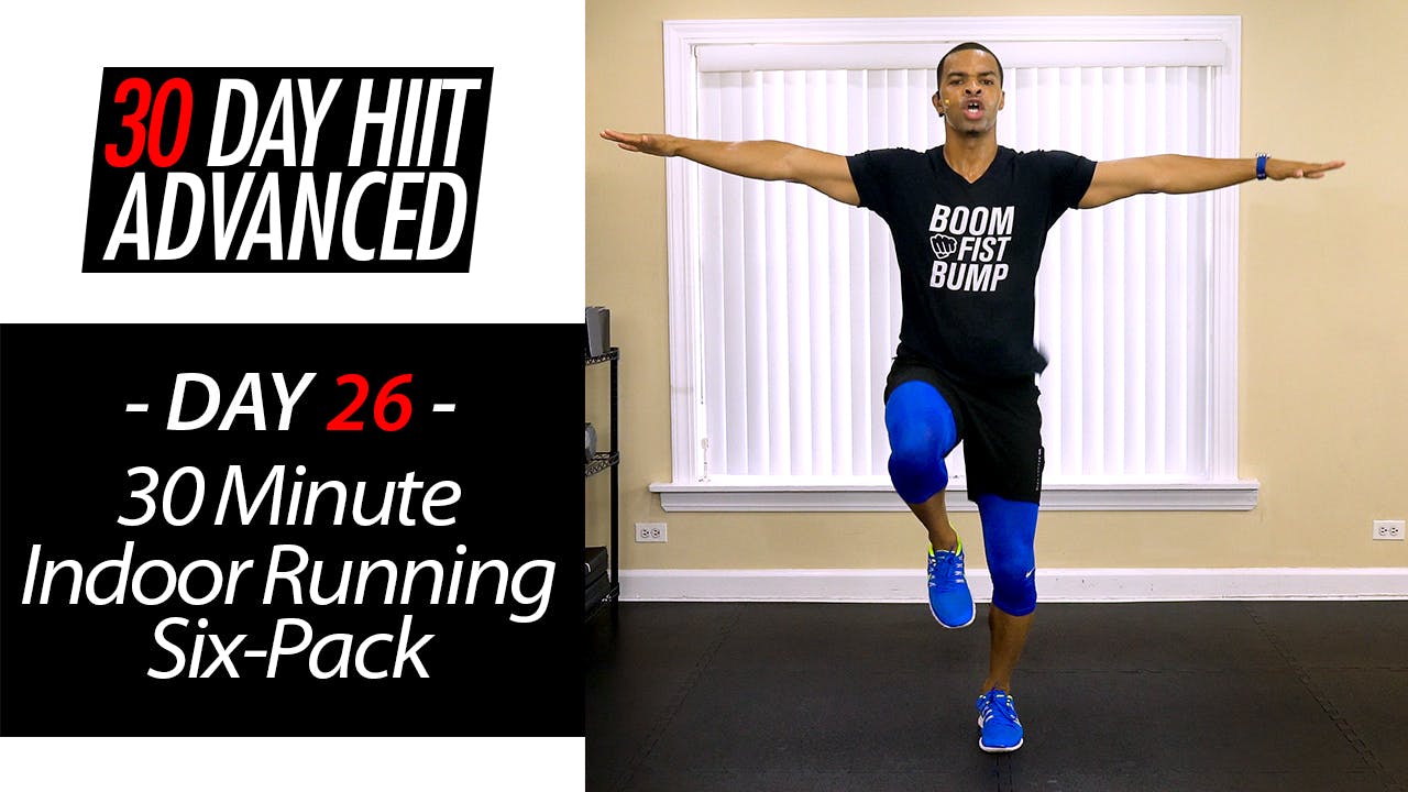 30 Minute Indoor Running Standing Abs Workout - Advanced #26 ...