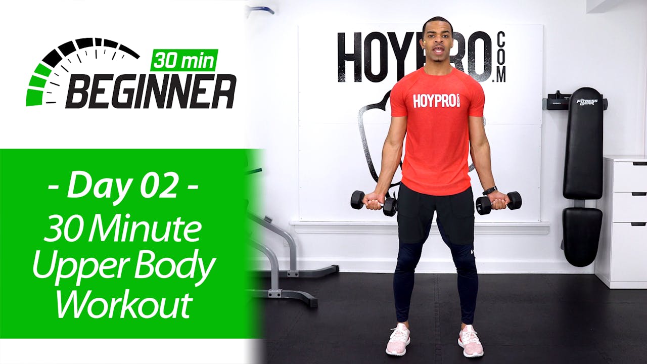 30 Minute Beginners Total Upper Body Workout - Beginners 30 #02 ...