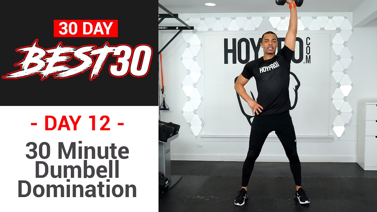 30 Minute Dumbbell Domination Workout - Best30 #12 - Best30 - 30 Day ...