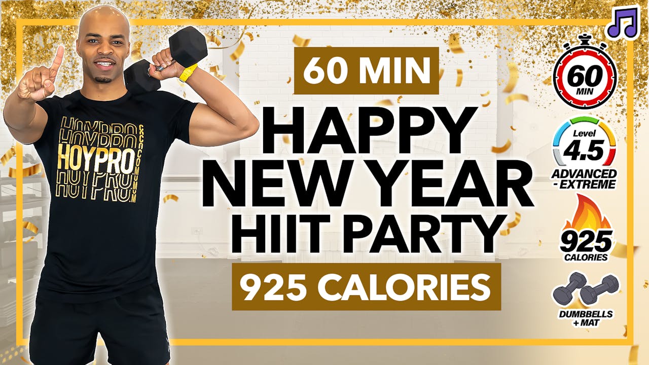 60 Minute Total Body Count-Down New Year Themed Workout (Music ...