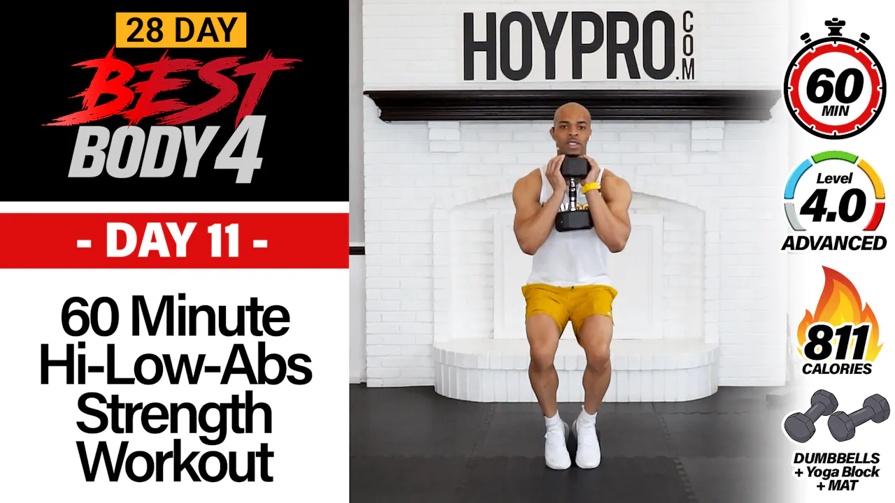 60 Minute Hi-Low Abs Strength Workout - Best Body 4 #11 - 60 Minutes ...