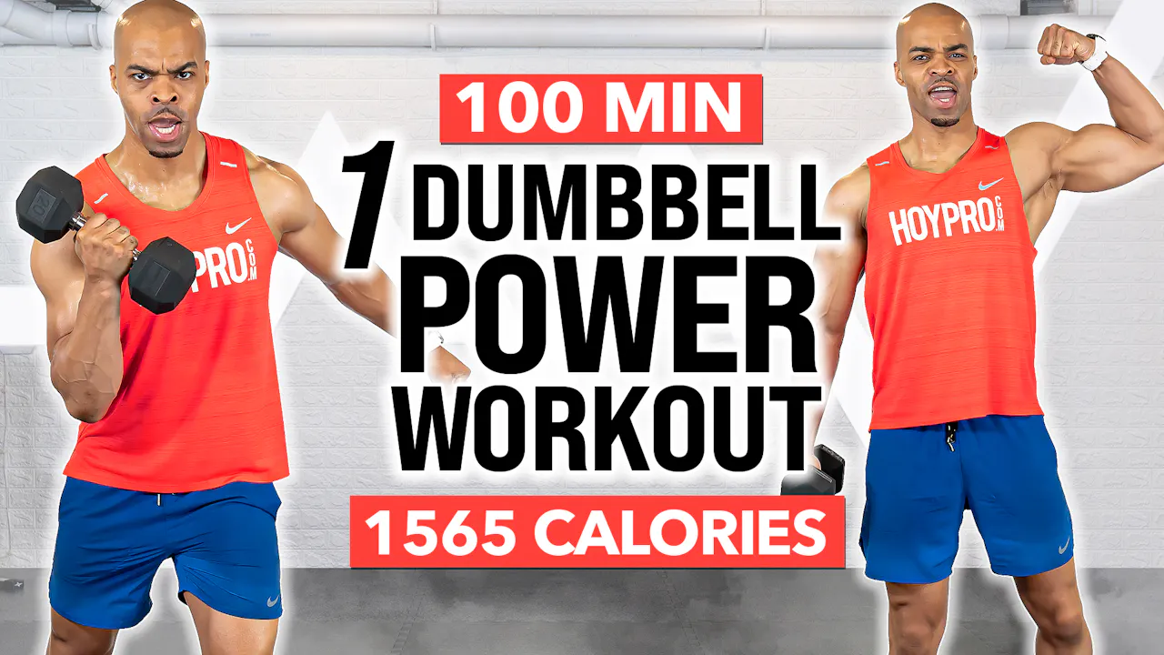 100 Minute One Dumbbell Power Workout (1,500 Calories) - Millionaire ...