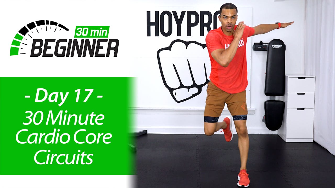 30 Minute Beginners Cardio Core Circuits Workout - Beginners 30 #17 ...