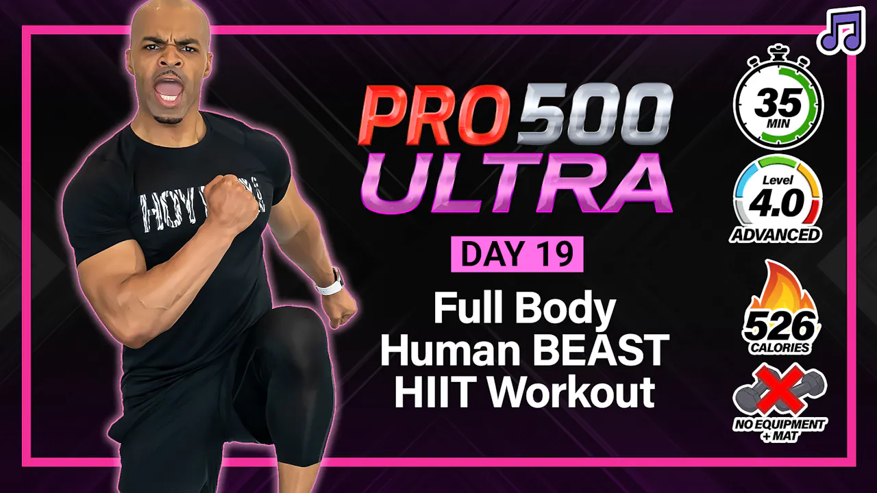 35 Minute Human BEAST - Animal HIIT Workout - ULTRA #19 (Music ...