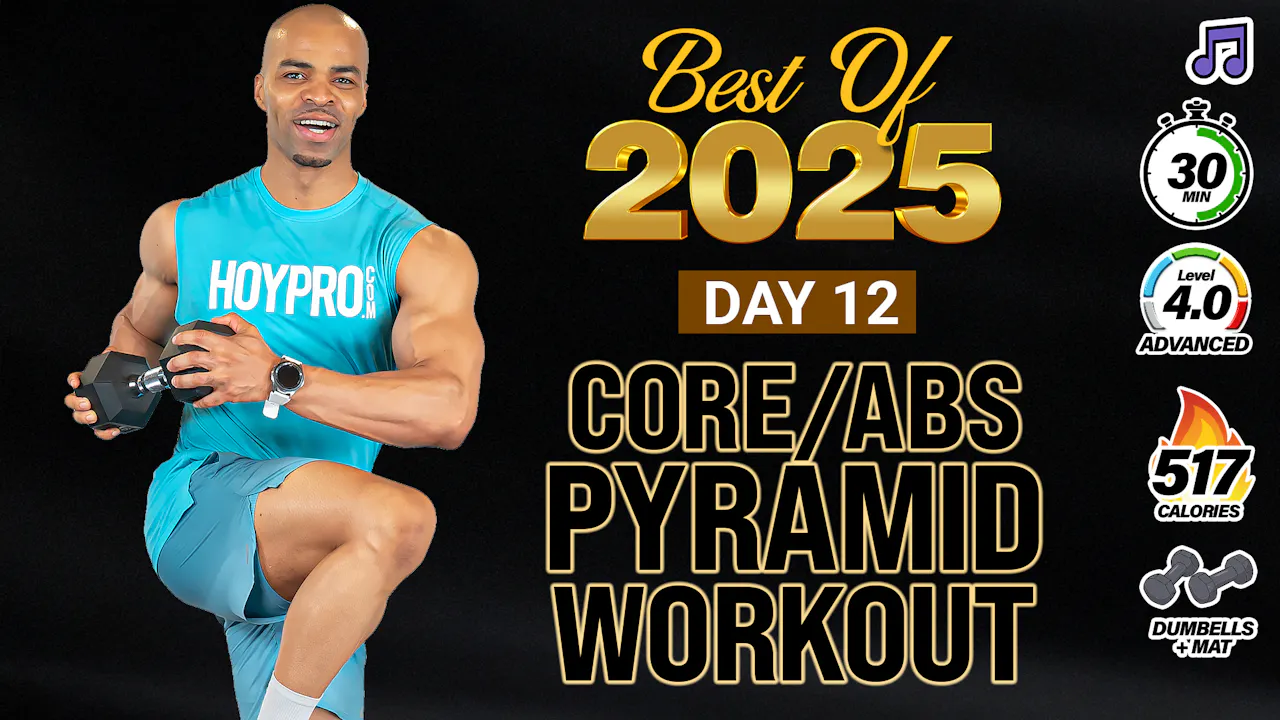 35 Minute Functional Core Pyramid (Low Impact) - 2025 BEST #12 (Music ...