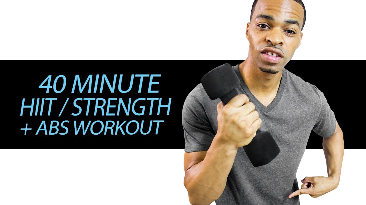 40 Minute INSANE HIIT, Strength, and Abs STACKED Full Body Workout ...