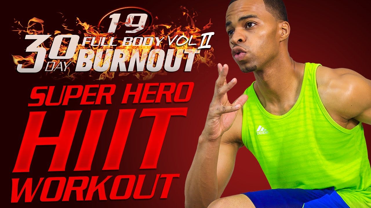 FBB2 #19 - 45 Minute Super Hero Themed HIIT Workout - Millionaire Hoy Pro