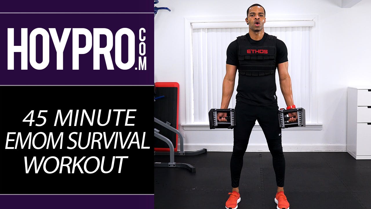 45 Minute EMOM SURVIVAL - HIIT & Strength Workout - Millionaire Hoy Pro
