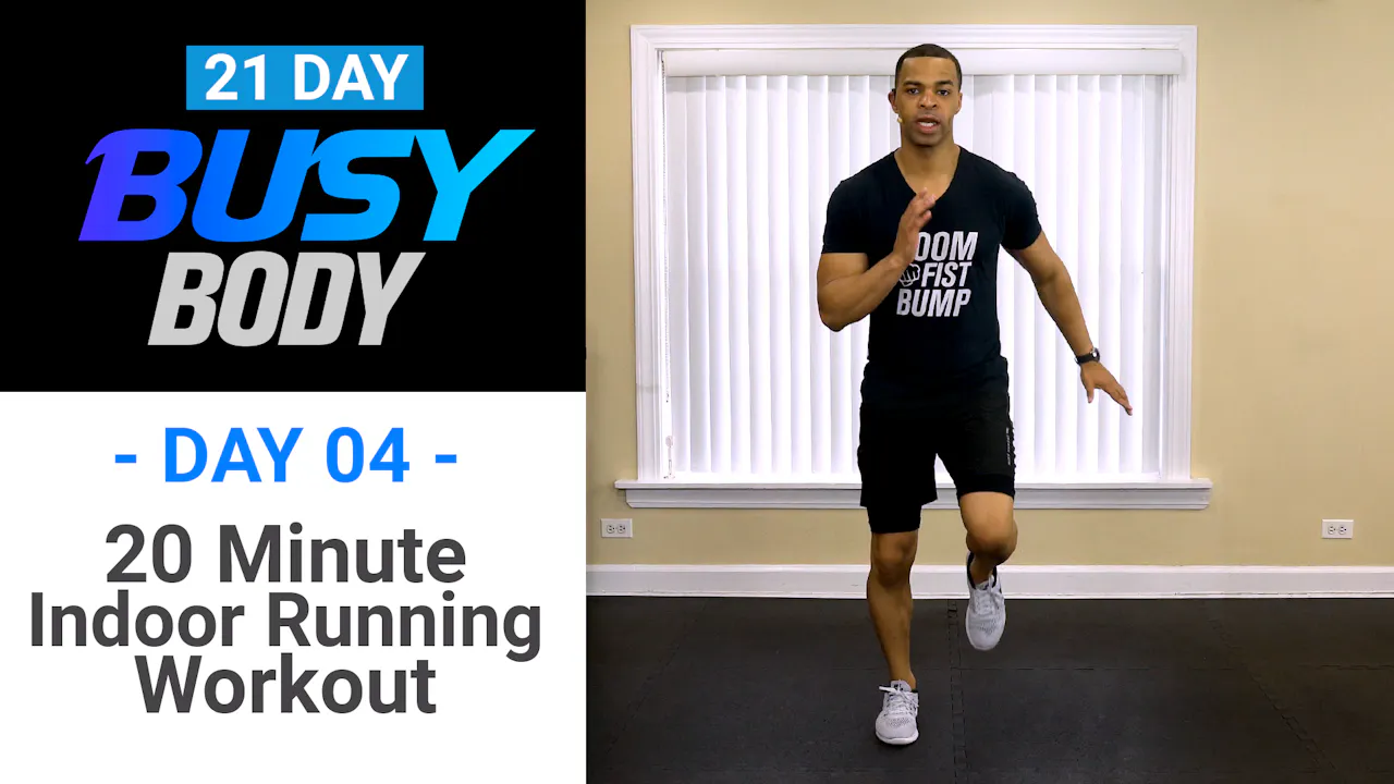 20 Minute Indoor Runner's Cardio - Busy Body #04 - Millionaire Hoy Pro