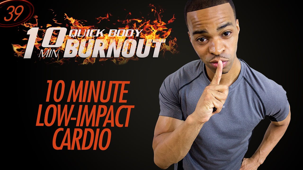 039 - 10 Minute Quiet Low Impact Cardio Silent HIIT Home Workout ...