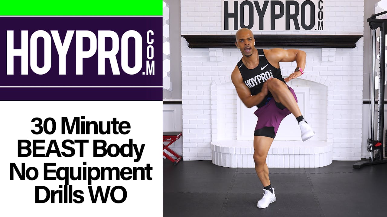 30 MIN BEAST Body No Equipment Full Body Drills Workout - Millionaire ...