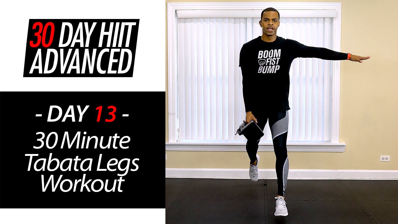 30 Minute Tabata Legs Lower Body Workout - Advanced #13 - Millionaire ...
