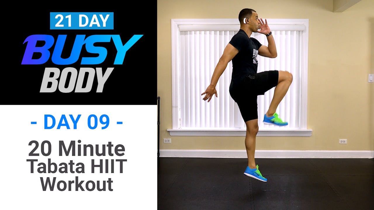 20 Minute Tabata HIIT Workout - Busy Body #09 - 21 Day Busy Body ...