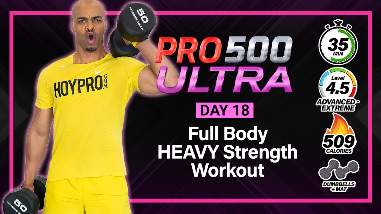 35 Minute Full Body HEAVY Strength PUMP Workout - ULTRA #18 ...