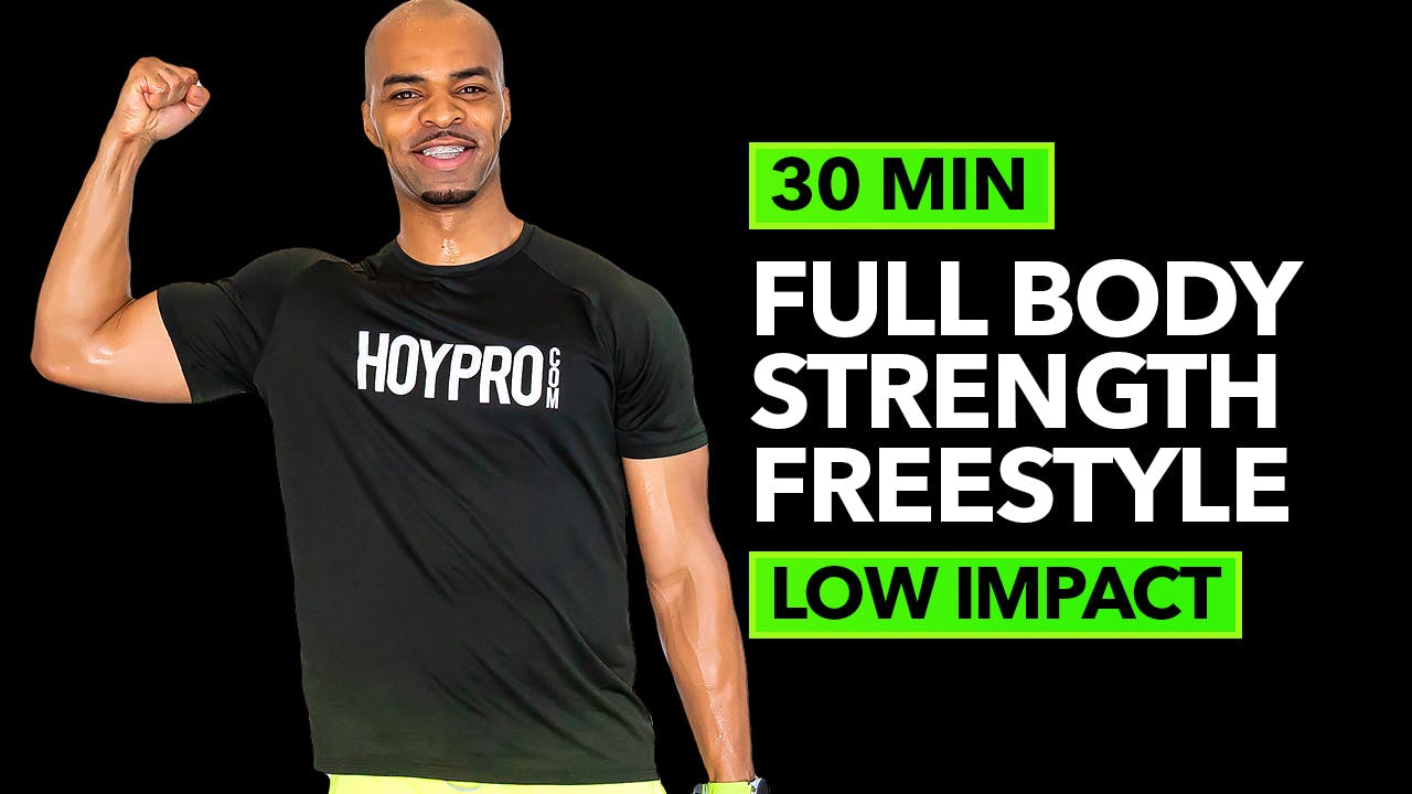 30 Minute Full Body Strength Freestyle Workout (Low Impact ...