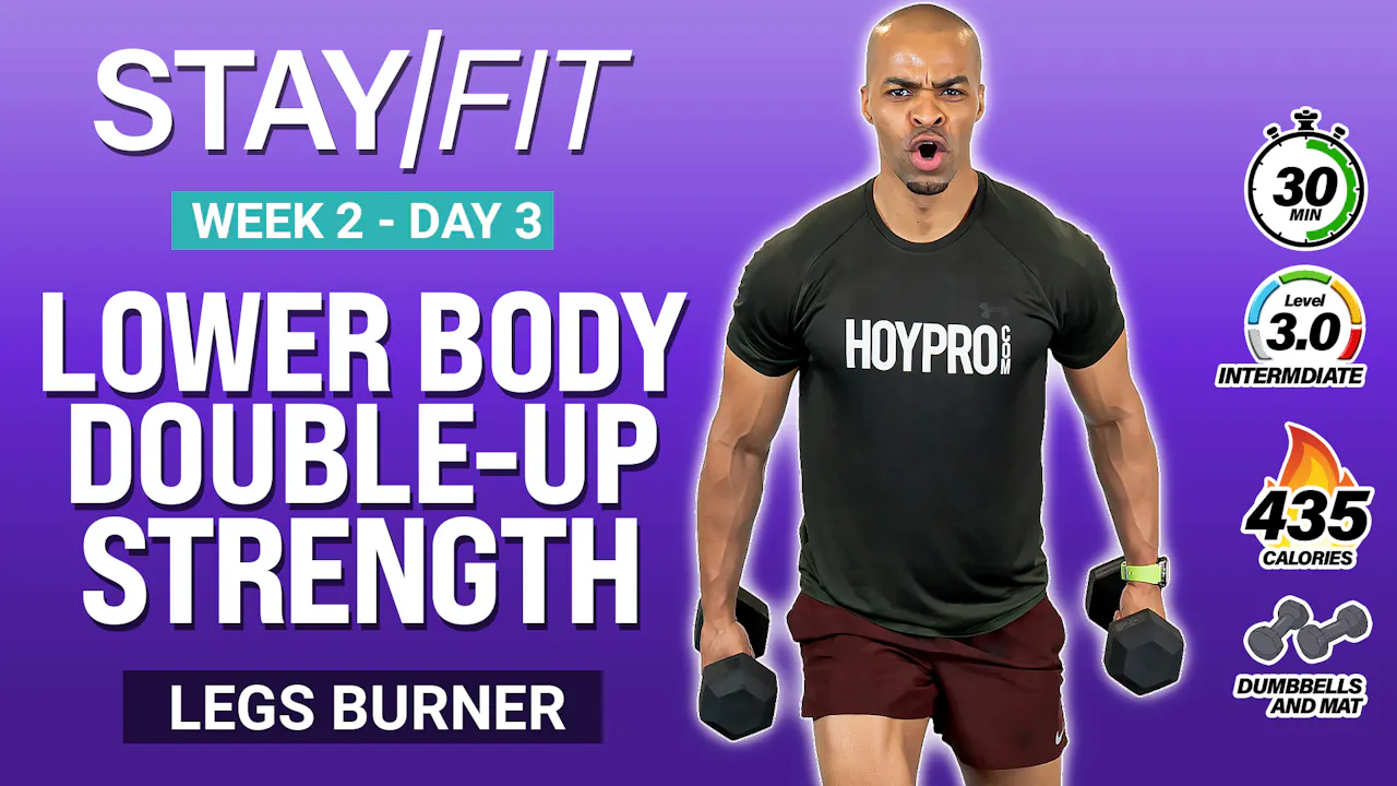30 Minute Lower Body Double-Up Strength - STAY/FIT W2: Day 3 ...