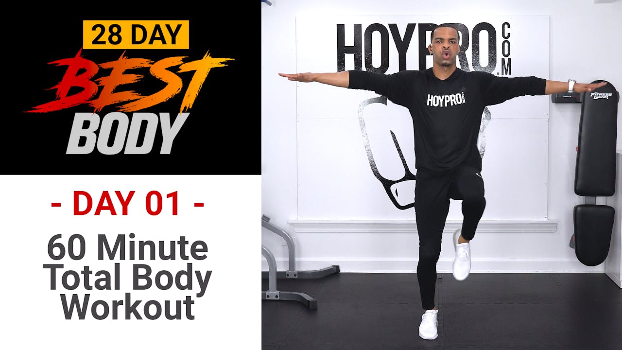 60 Minute Total Body Initiation Workout + Abs - Best Body #01 - 28 Day ...