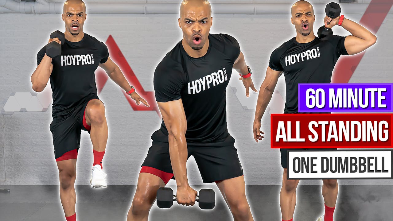 60 Minute Full Body One Dumbbell Upgrades Workout - Millionaire Hoy Pro